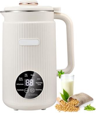 Generic Machine &agrave; Lait de Soja 1,5 L - Automatique 9 en 1 pour Lait de Noix et dAvoine avec &Eacute;cran LED Tactile, 10 Lames, Minuteur 12h, Auto-Nettoyante, Mainti