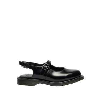 Dr. Martens Femme, Chaussures, Noir, Taille: 40 EU Madaline Mary Jane Chaussures Slingback en Cuir Lisse