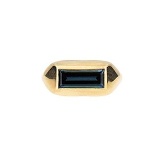 Aliita Aliita, Femme, Accessoires, Jaune, Taille: 52 MM Anello in oro 9K pietra