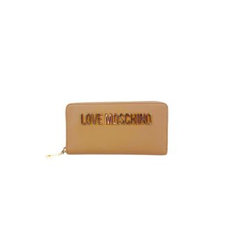 Love Moschino Femme, Accessoires, Brun, Taille: ONE Size Portefeuille zipp&eacute;