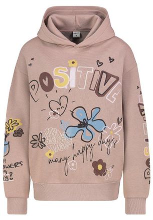 Sublevel Hoodie Mit Kapuze und farbenfrohem Motivprint (1-tlg) Positive Vibe Hoodie