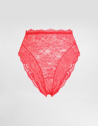 Dolce & Gabbana Slip Alto - Frau Unterwäsche Rot 3