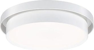 Paulmann 96779 LED Deckenleuchte 3-Step-Dim Malik 2700K 850lm 230V 13,5W dimmbar Weiß Wand- und Deckenleuchte