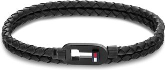 Tommy Hilfiger Jewelry Armband f&uuml;r Herren aus Leder Schwarz - 2790386