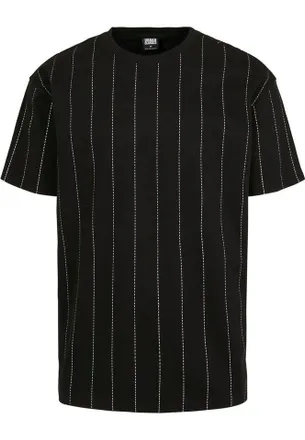 Urban Classics T-Shirt Urban Classics Herren Oversized Pinstripe Tee (1-tlg)
