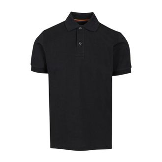Paul Smith Homme, Tops, Noir, Taille: S Polo &agrave; patte boutonn&eacute;e