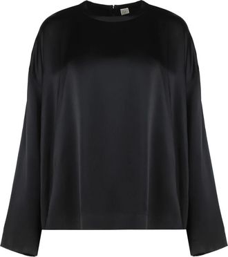 Toteme Femme, Blouses et Chemises, Noir, Taille: 34 FR Hauts