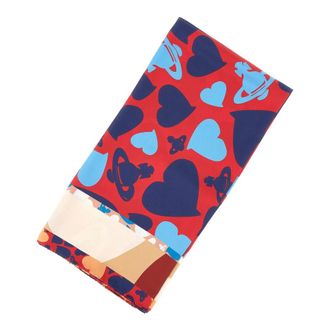 Vivienne Westwood Femme, Accessoires, Multicolore, Taille: ONE Size Foulard Coeurs et Globes