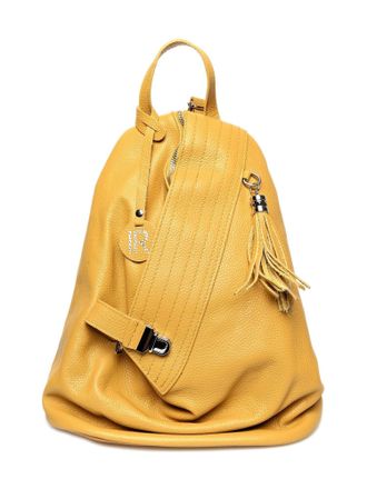 Isabella Rhea Senf Rindsledertasche