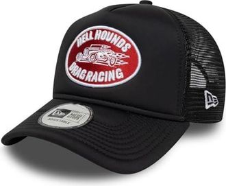 New Era A-Frame Mesh Trucker Cap - Hellhounds Drag Racing