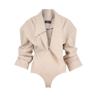 A.W.A.K.E. A.w.a.k.e. Mode, Damen, Oberteile, Beige, SGr&ouml;&szlig;e
