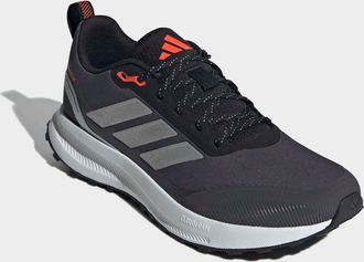 adidas Laufschuh ADIDAS PERFORMANCE RUNFALCON 5 TR, Herren, Gr. 41, silber (core schwarz, silber metallic, carbon), Synthetik, Textil, Schuhe Laufschuh, Tops