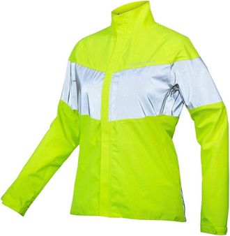 Endura Jacke f&uuml;r Damen, Weiter Stehkragen (Leuchtend Gelb)