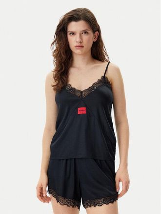 HUGO BOSS Pyjama-T-Shirt Red Label 50531653 Schwarz Regular Fit