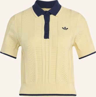 adidas Originals Adidas Originals Cali Poloshirt, Zopfmuster gelb