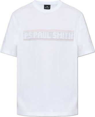 Paul Smith Homme, Tops, Blanc, Taille: M T-Chemises