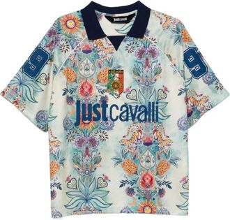 Just Cavalli Homme, Tops, Multicolore, Taille: M Polo