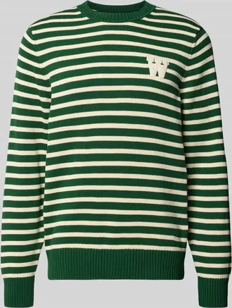 Wood Wood Strickpullover mit Rundhalsausschnitt