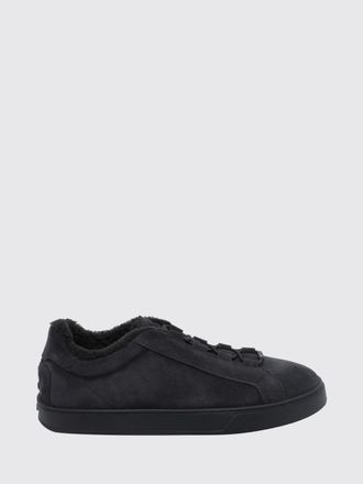 Tod's Wildleder-Slip-On-Sneakers mit Shearling-Futter und Gommini