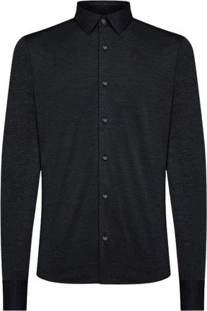Roberto Ricci Design Rrd, Homme, Chemises, Bleu, Taille: L T-shirt &agrave; manches longues en jersey