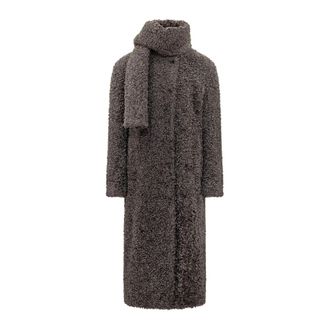 Msgm Faux Fur Shearling Jackets - - Jackets - Damen - Grau - XS