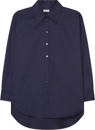 Seidensticker Damen Bluse - Fashion Bluse - Regular Fit - tailliert - Hemd Blusen Kragen - Bügelleicht - Langarm,Blau,38