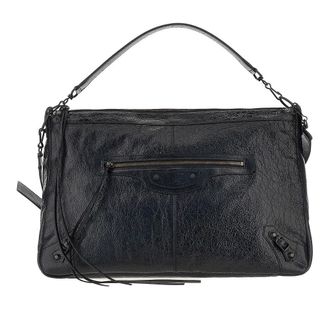 Balenciaga Arena leather large Le City Moto bag Man One Size