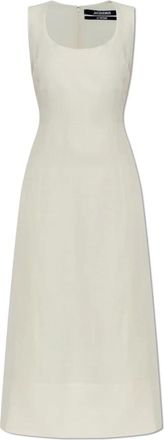 Jacquemus Femme, Robes, Beige, Taille: 36 FR Tablier Dress