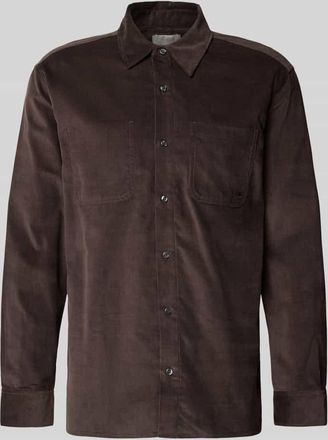 Calvin Klein Jeans Easy Fit Cordhemd mit Brusttaschen