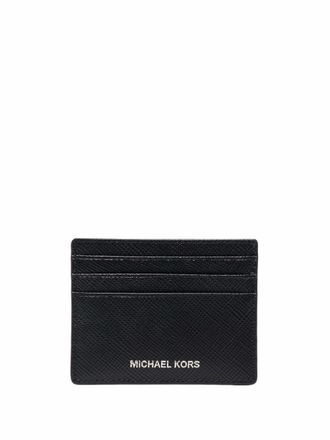 Michael Michael Kors portefeuille en cuir à logo imprimé - Noir