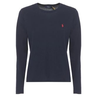 Ralph Lauren Femme, Tops, Bleu, Taille: 38 FR Cotton T-Shirt