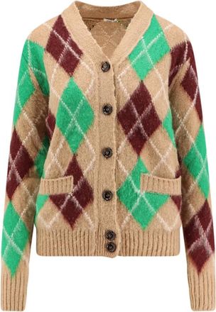 Aspesi Femme, Pulls, Multicolore, Taille: 42 FR Pull en laine &agrave; col en V avec poches