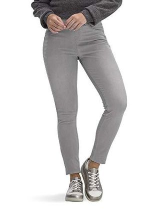 Hue Legging en Jean Taille Haute Ultra Doux, Silver Grey Wash, S Femme