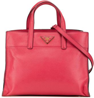 Prada Hobo Bags - Saffiano Soft Triple Pocket Tote - Gr. unisize - in Gold - f&uuml;r Damen