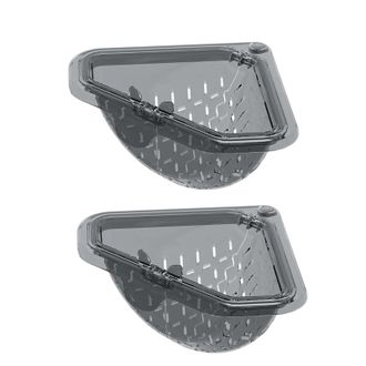 Generic Dreieckiger Abflusskorb Sp&uuml;le | Magnetischer dreieckiger K&uuml;chenabflusskorb | K&uuml;chen Sp&uuml;lbecken Sieb | Sieb f&uuml;r Sp&uuml;lbecken | Stanzfreie Entw&auml;sserungsfi