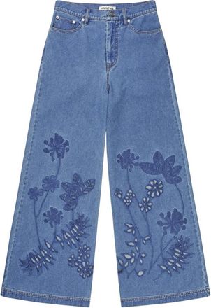 Munthe Femme, Jeans, Bleu, Taille: 44 FR Wide Jeans