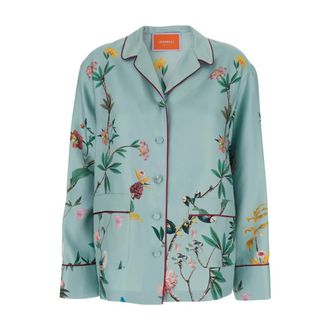La DoubleJ Damen, Blusen & Hemden, Blau, MGr&ouml;&szlig;e