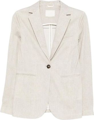 Circolo 1901 Femme, Vestes, Beige, Taille: 44 FR Veste