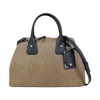 Borbonese Femme, Sacs, Beige, Taille: ONE Size Gemini Borsa Bauletto M