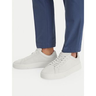 Tommy Hilfiger Sneakers Tommy Hilfiger Court Best Tumbled Lth FM0FM05324 &Eacute;cru
