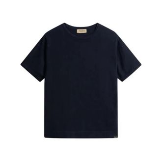 Woolrich Gestricktes T-Shirt - - Tops - Herren - Blau - M