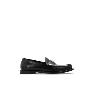 Dolce & Gabbana Lederloafers - - Shoes - Herren - Schwarzk - 41 1/2 EU