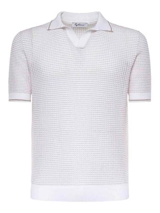 Giuliano Galiano Poloshirt - Wei&szlig;