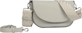 Gabor Kleine Umh&auml;ngetasche mit &Uuml;berschlag - - Bags - Damen - Grau - ONE SIZE