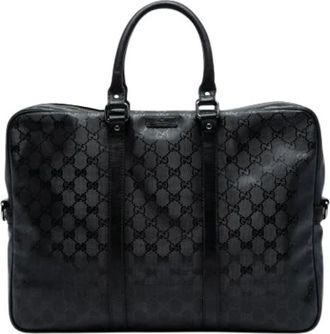 Gucci Sacoche daffaires Pre-owned - Homme - Pre-owned - Noir - Taille: ONE Size