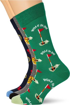 Happy Socks HS by Herren Sports 3-Pack Socken, Multi, 41-46