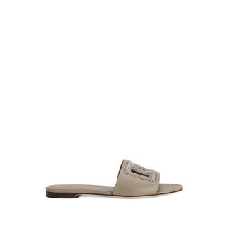 Dolce & Gabbana Sliders - - Shoes - Damen - Beige - 39 EU