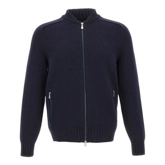 Gran Sasso Giubbino Cardigan - - Knitwear - Herren - Blau - M