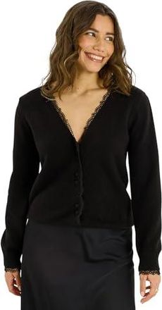 Grain de Malice Gilet 2 en 1 d&eacute;tails ajour&eacute;s Femme