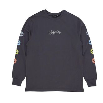 Dolly Noire Eevee Evolution L/s Tee - - Tops - Herren - Grau - XL